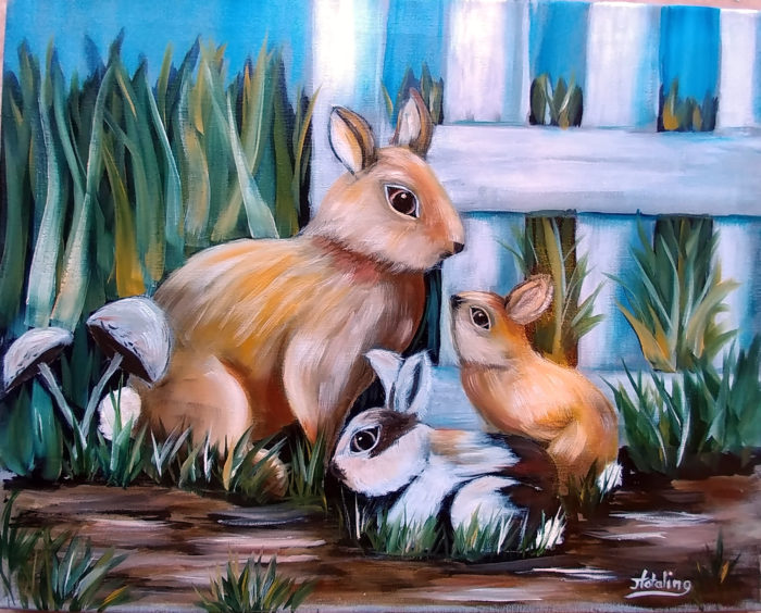 Bunnies - Painting Bug Studio